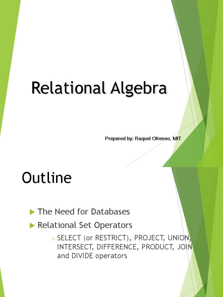 An In-Depth Explanation of Relational Algebra Operators and Their Uses ...