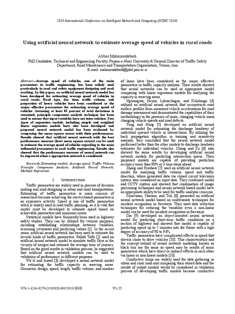 Using Artificial Neural Network To Estim PDF | PDF | Principal Component Analysis | Regression ...