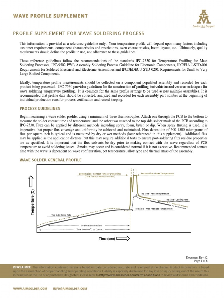 Wave Soldering Process Guidelines | PDF | Solder | Soldering