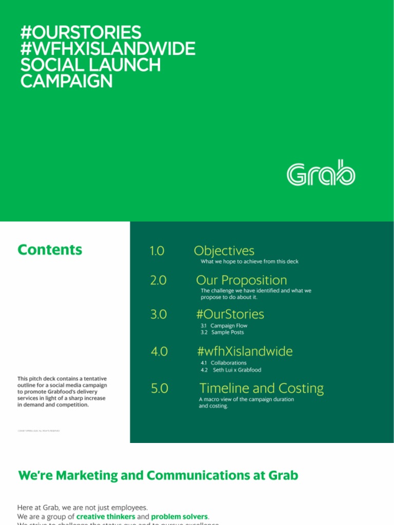 Grab Pitch Deck Final | PDF