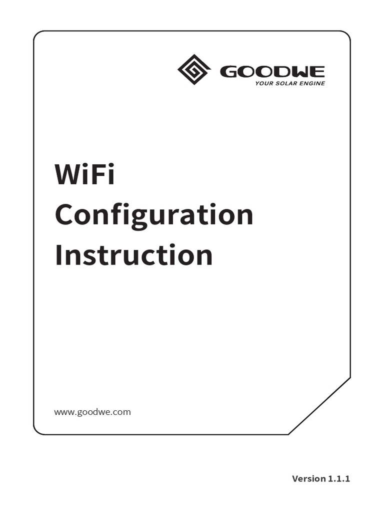 WiFi Configuration Instruction PDF | PDF | Wi Fi | Wireless Lan