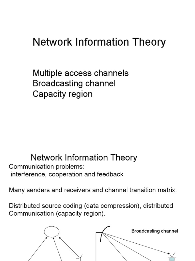 Network Information Theory Overview | PDF | Channel Access Method ...
