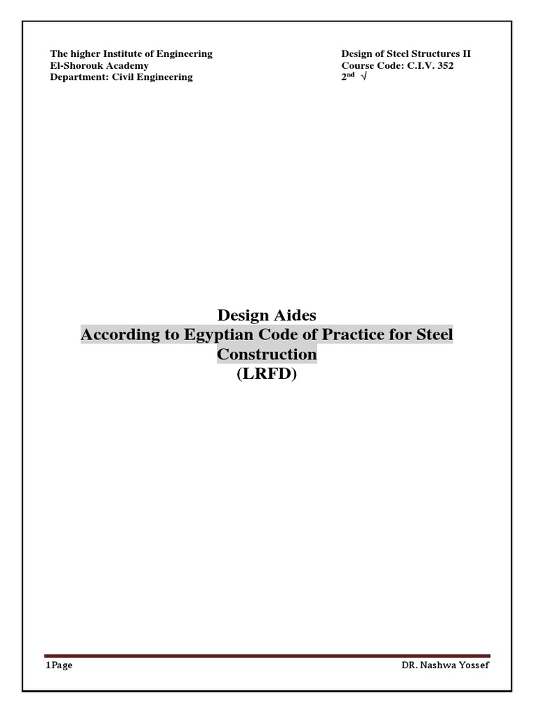 Design Aids 2 2018 PDF | PDF | Buckling | Beam (Structure)