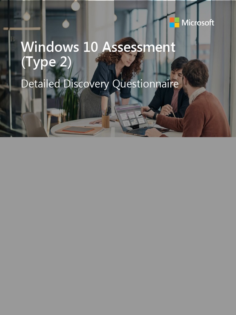 05 Detailed Discovery Questionnaire | PDF | Windows 10 | Office 365