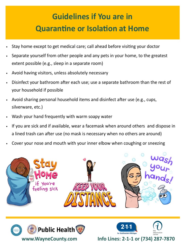 Guide To Quarantine at Home | PDF