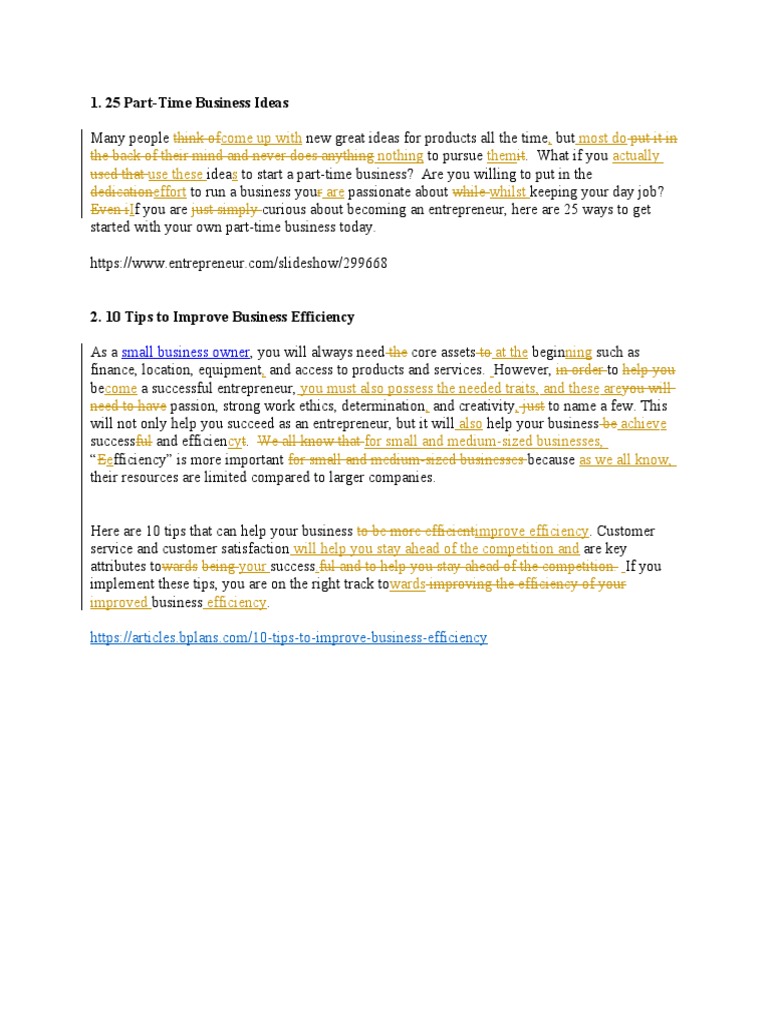 Sample Proofreading | PDF