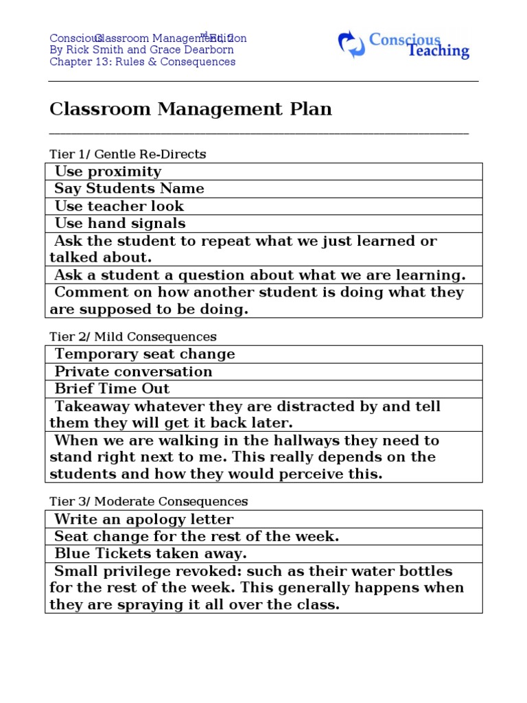 Tiered Hierarchy Consequences | PDF