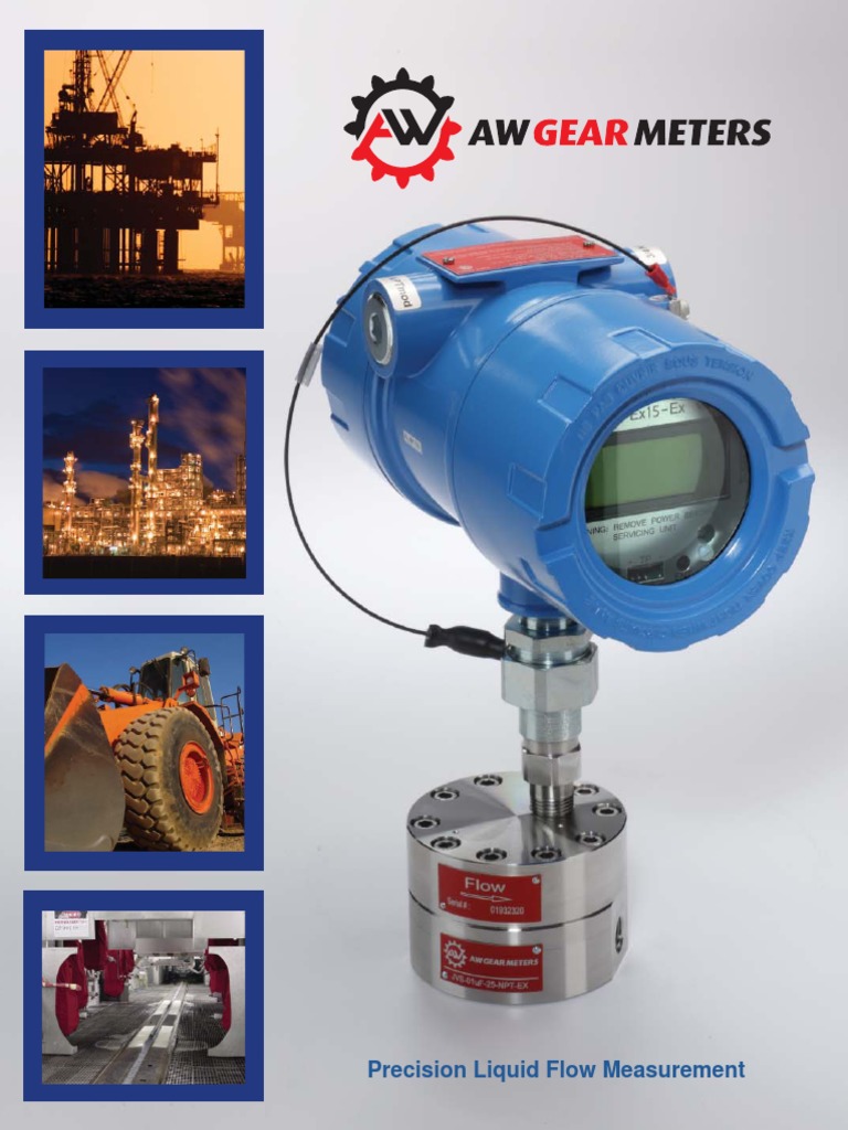 Aw Gear Meter Brochure | PDF | Flow Measurement | Fluid Dynamics