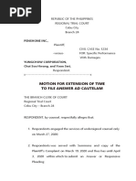 Sample MOTION FOR REDUCTION OF BAIL | PDF | Bail | Prosecutor