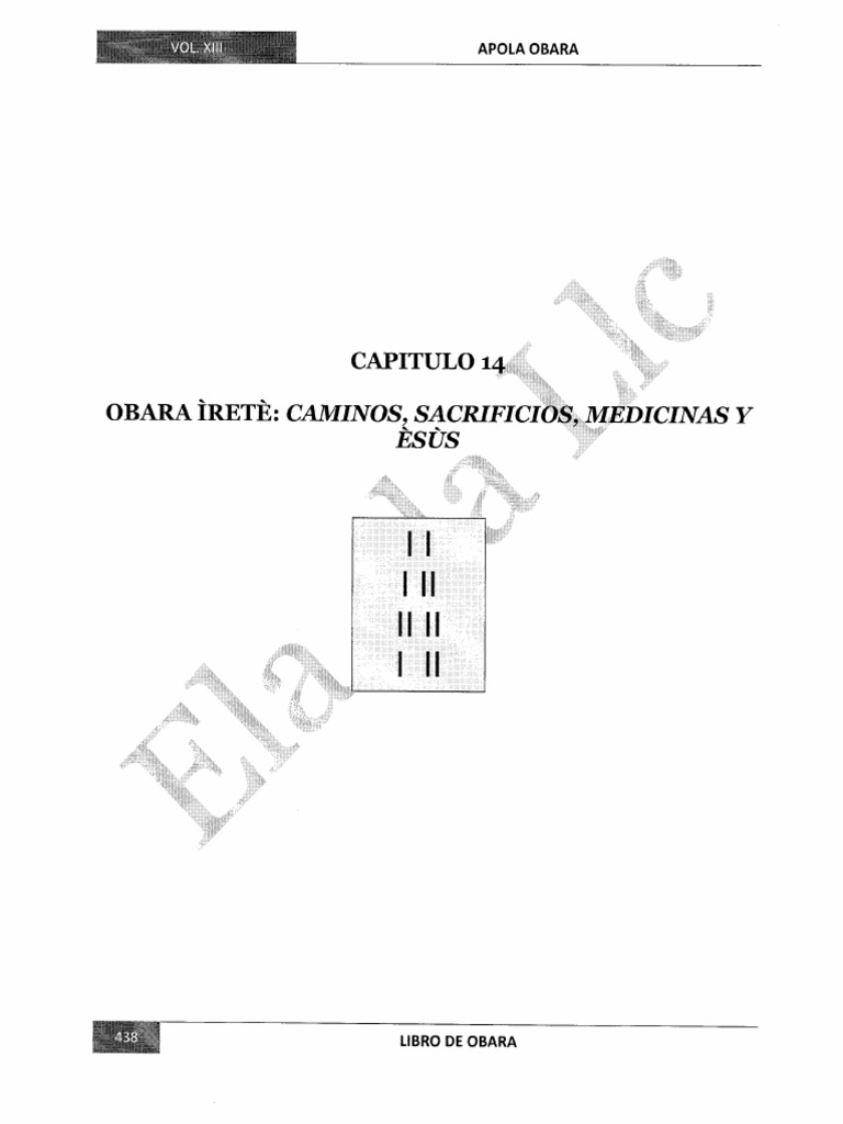 Apola Obara Nuevo Capitulo 14 Obara Irete PDF | PDF