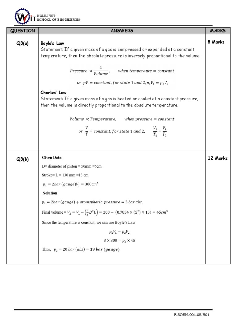 Engineering Gas Laws Explained | PDF