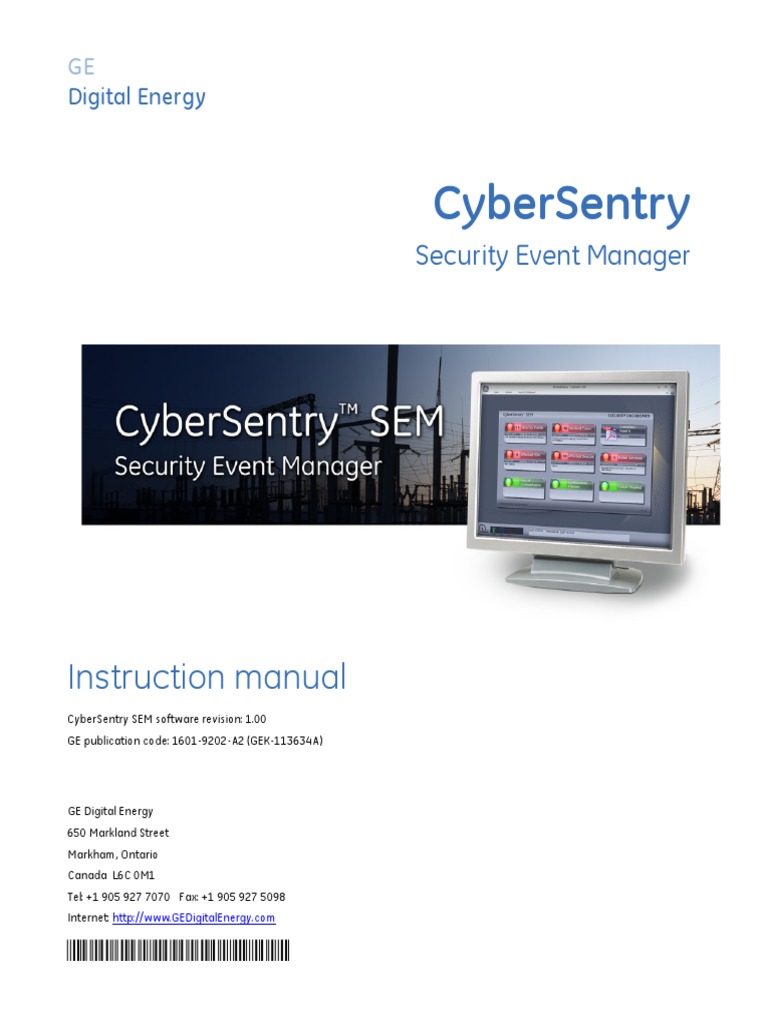 CyberSentry Manual | PDF | Login | Databases