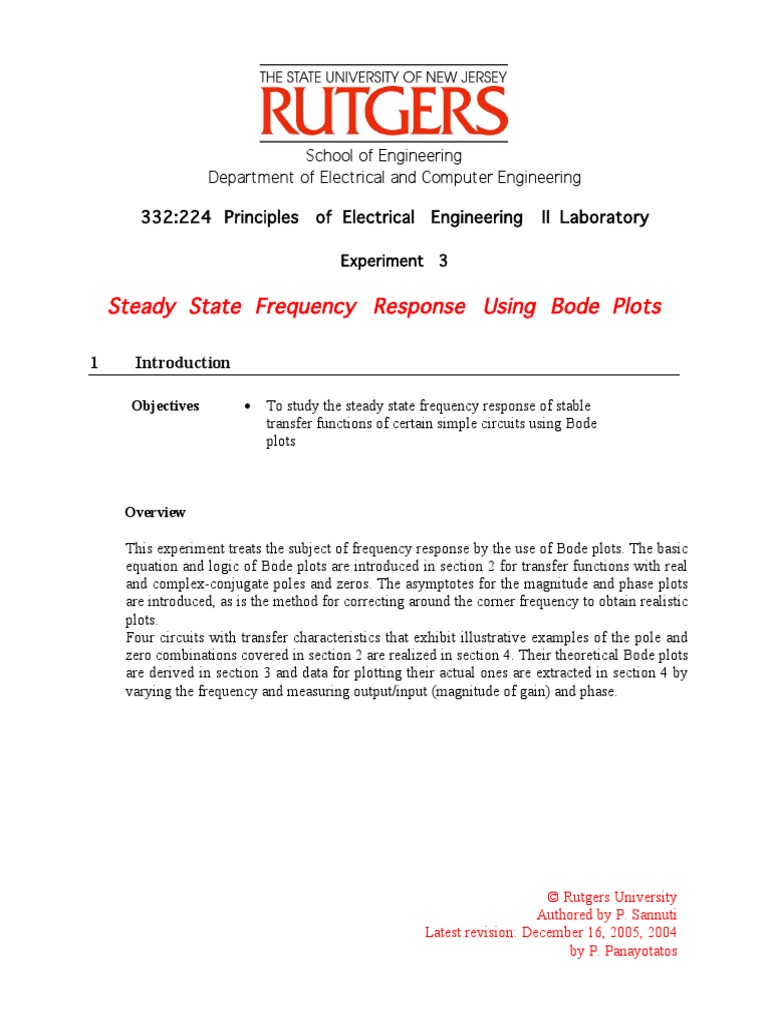 PEEII Expt 3 07 PDF | PDF | Electrical Engineering | Electronics