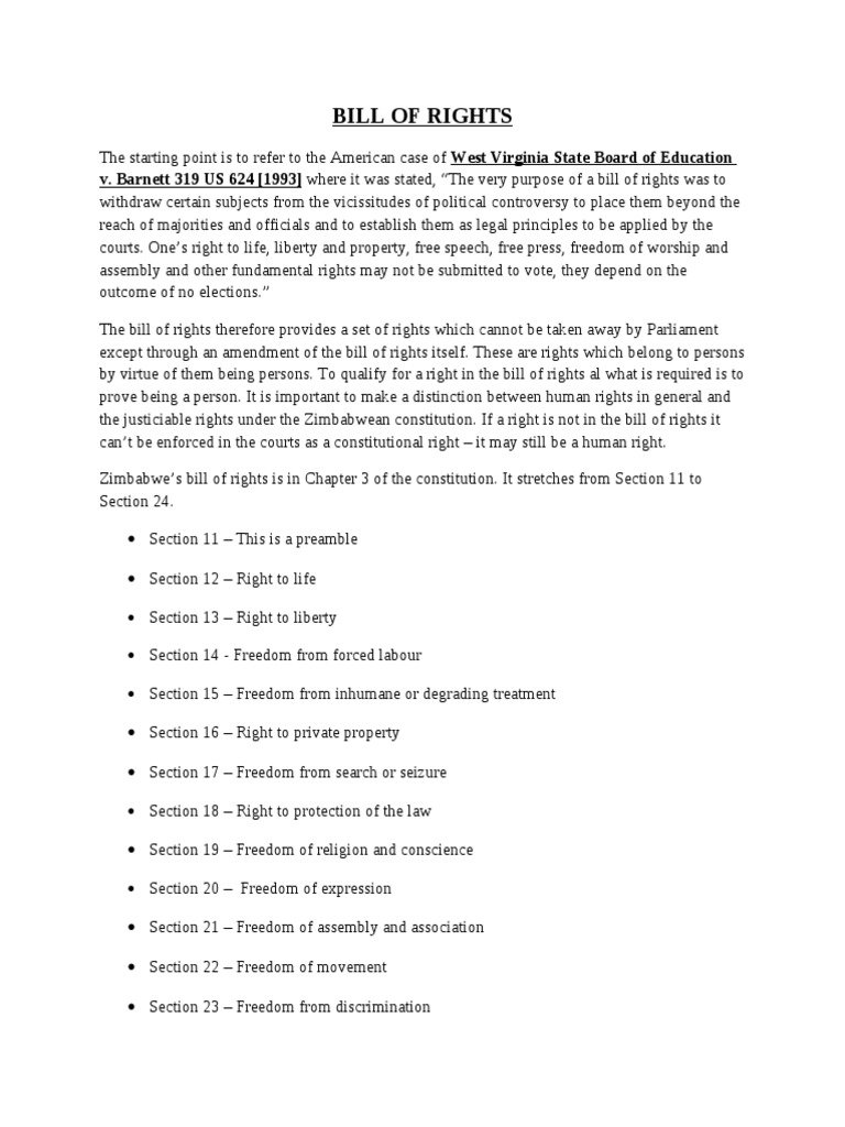 Bill of Rights | PDF | United States Bill Of Rights | Rights