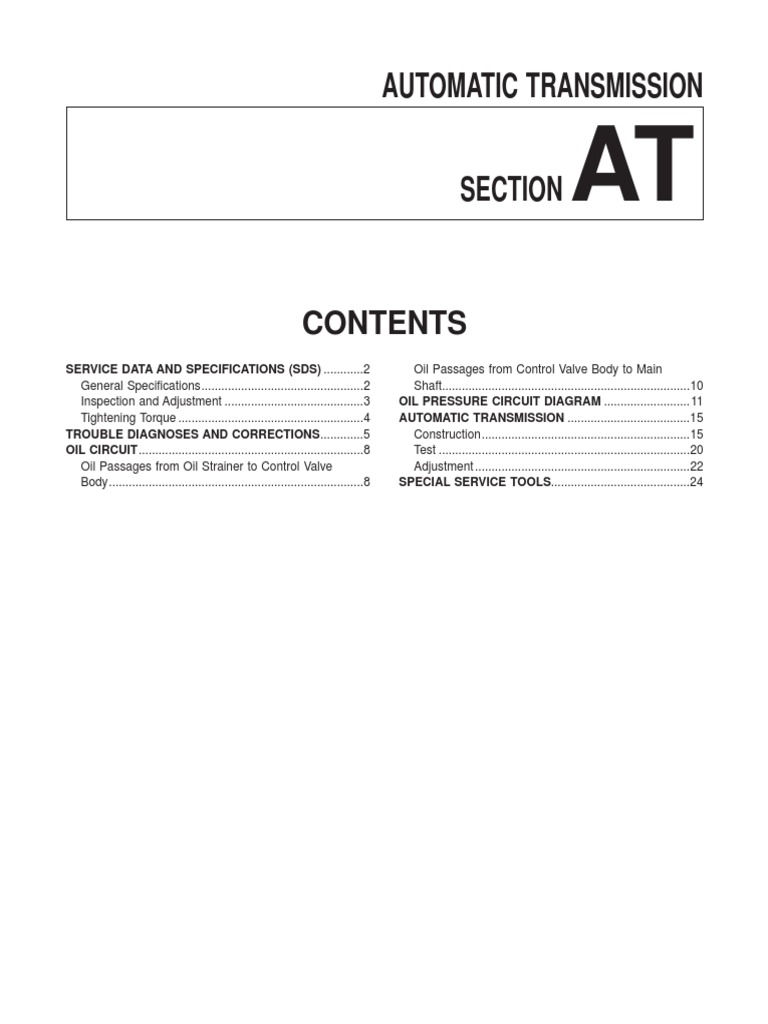 Aumatic Transmission | PDF | Automatic Transmission | Transmission (Mechanics)