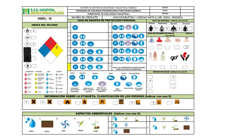 HMIS | PDF | Sustancias químicas | Química