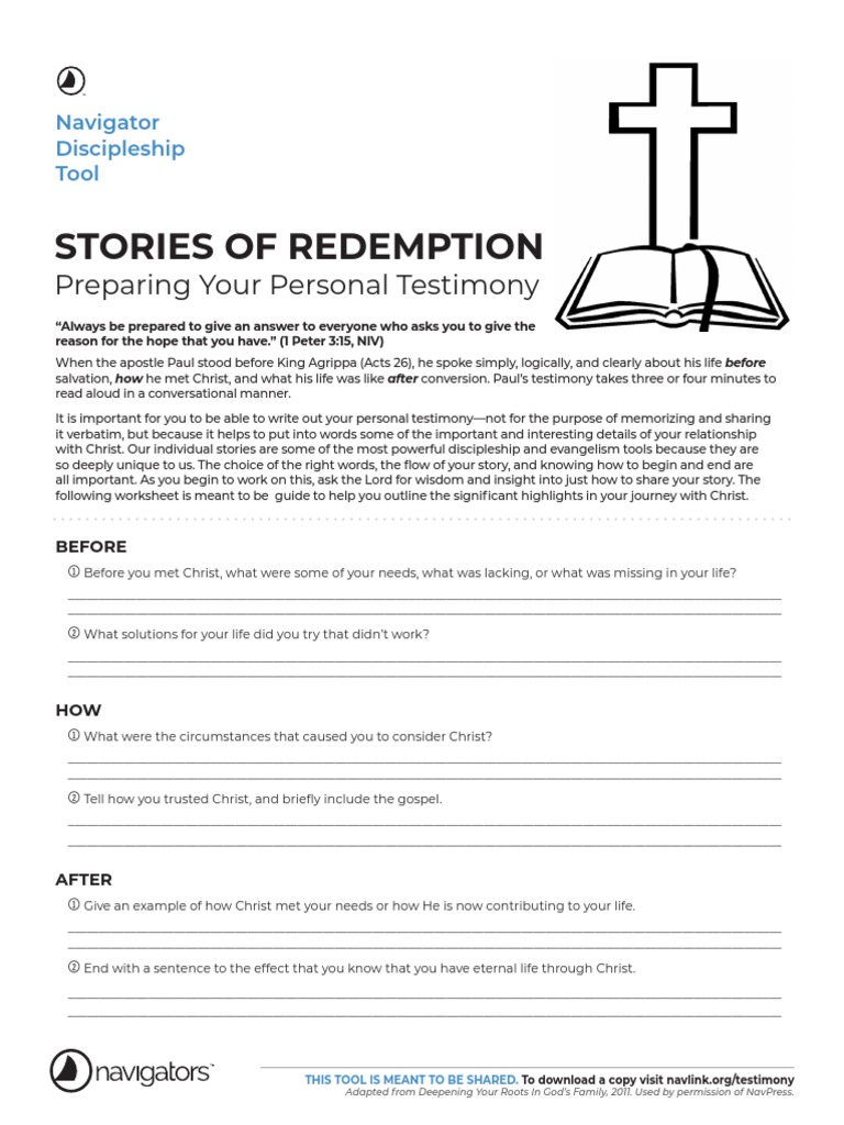 Preparing Your Personal Testimony | PDF | Paul The Apostle | Jesus