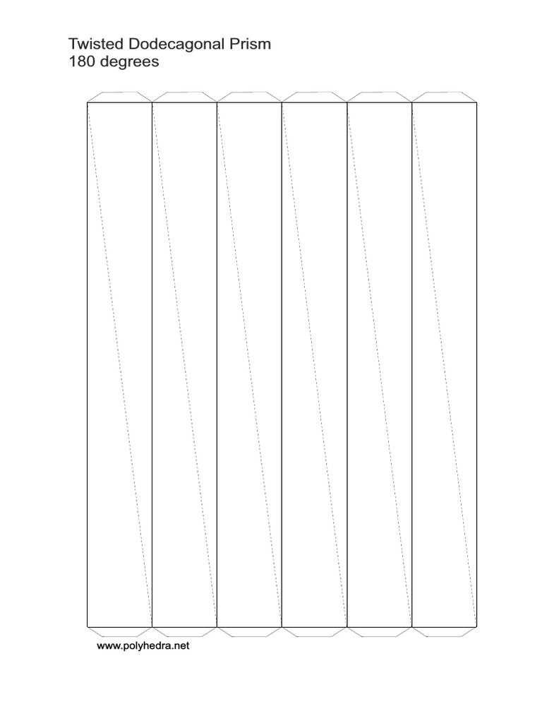 Twisted Dodecagonal Prism PDF | PDF