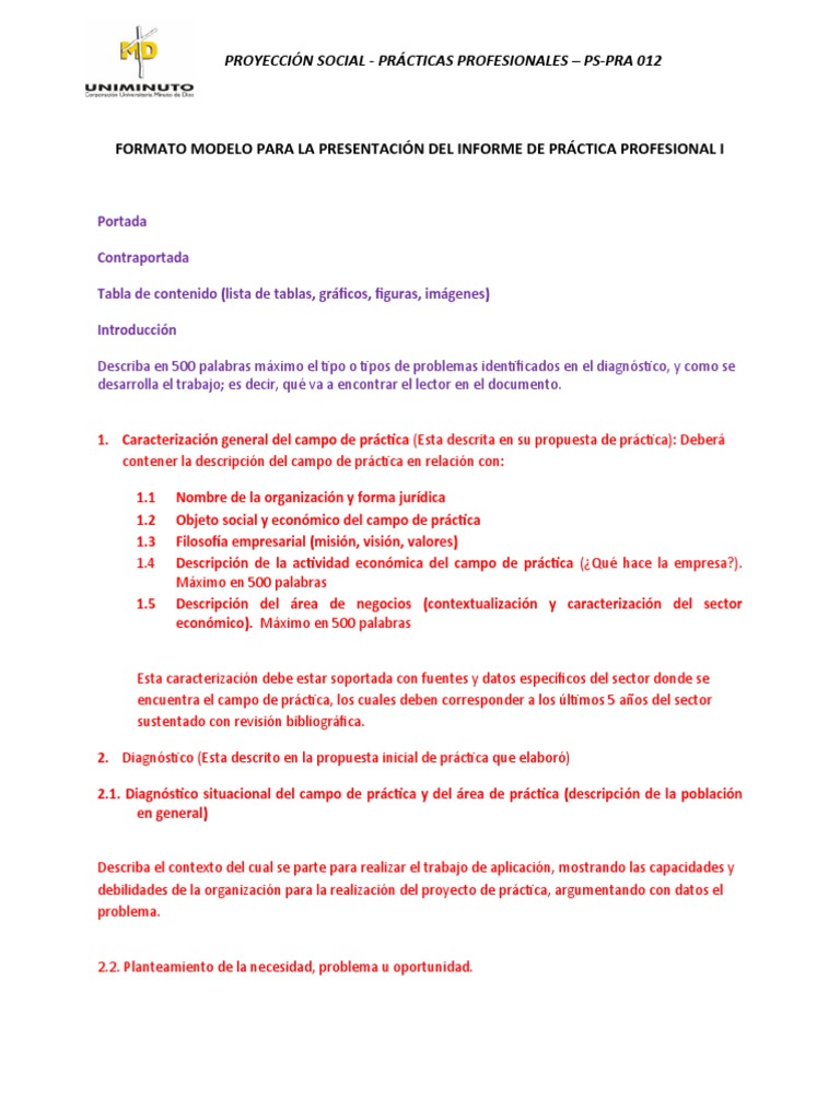 10.informe de Practica Profesional I | PDF | Metodología | Teoría de la ...