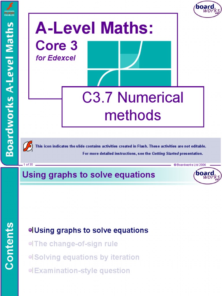C3.7 Numerical Methods | Download Free PDF | Zero Of A Function | Recurrence Relation