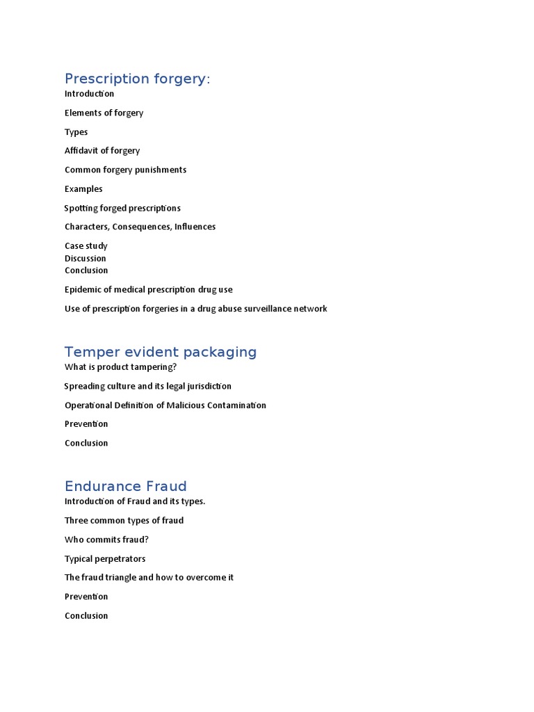 Prescription Forgery | PDF | Self-Improvement