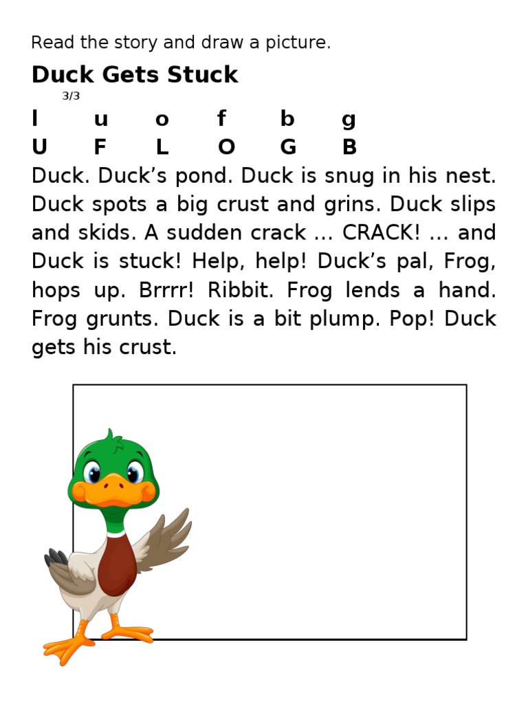 Duck Gets Stuck | PDF | General Fiction