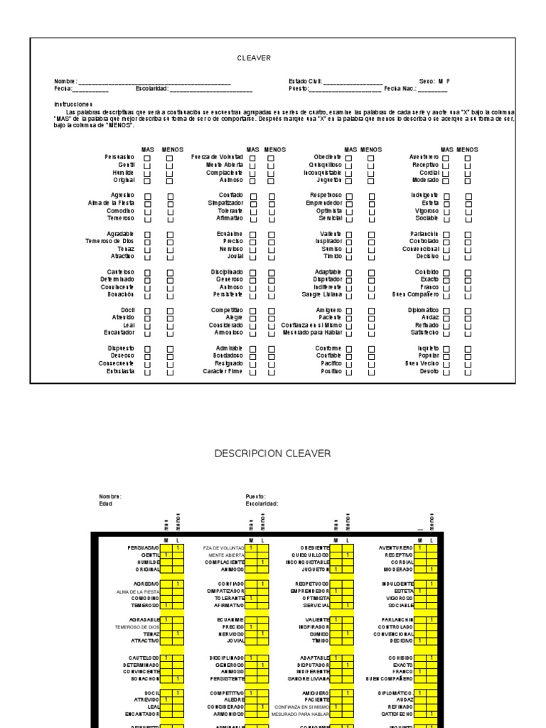 Cleaver Prueba | PDF | Science | Ciencia humana