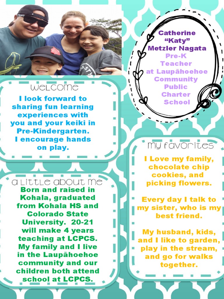 Meet The Pre-K and Kinder Teacher | PDF