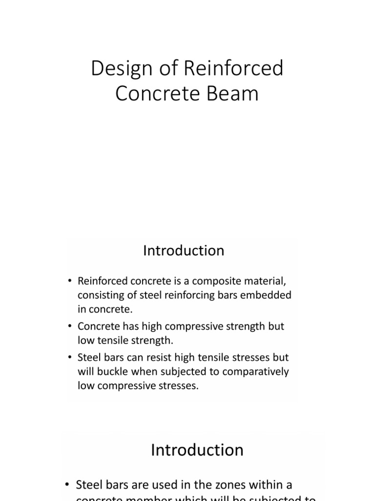 RCC Beam Design | PDF