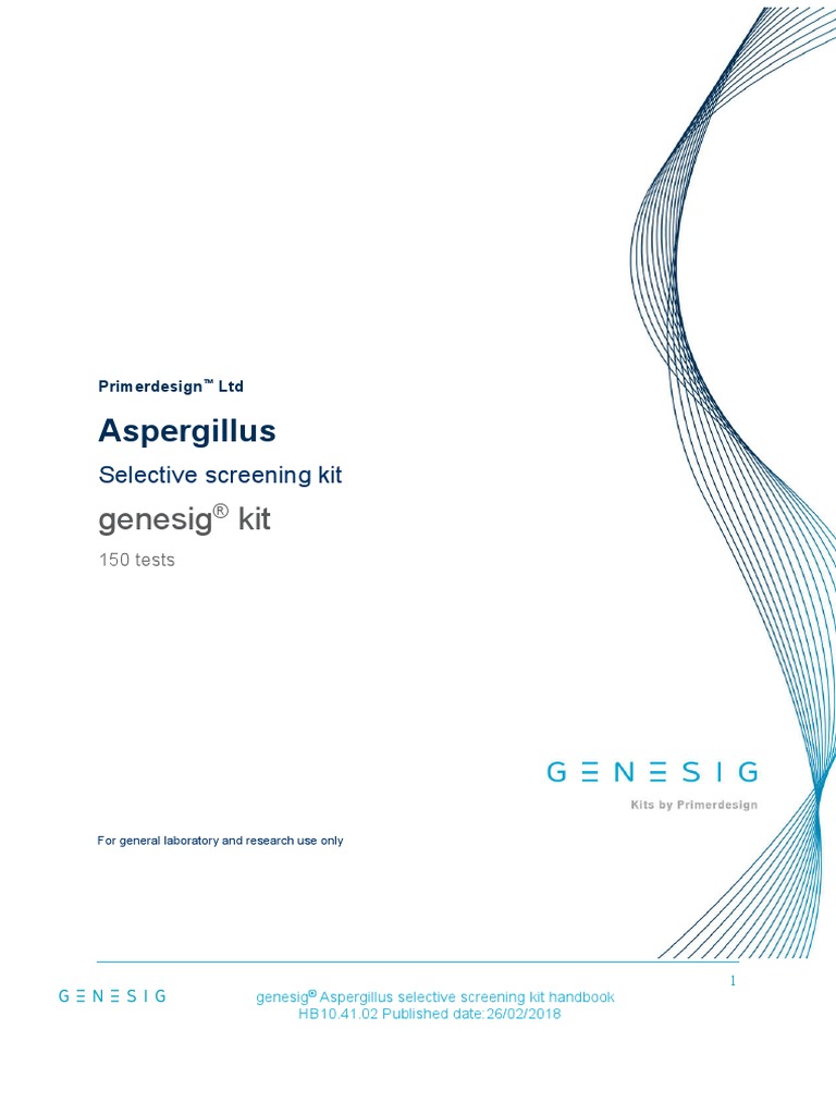 Aspergillus Package Insert | PDF | Real Time Polymerase Chain Reaction ...
