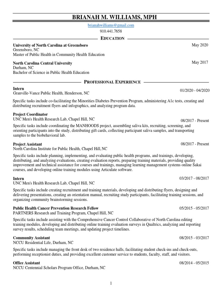 Brianah M | PDF | Evidence Based Medicine | Public Health