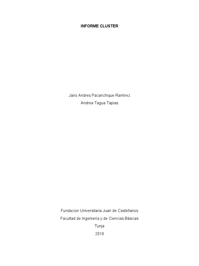 Informe Cluster | PDF | Servidor HTTP Apache | Grupo de computadoras