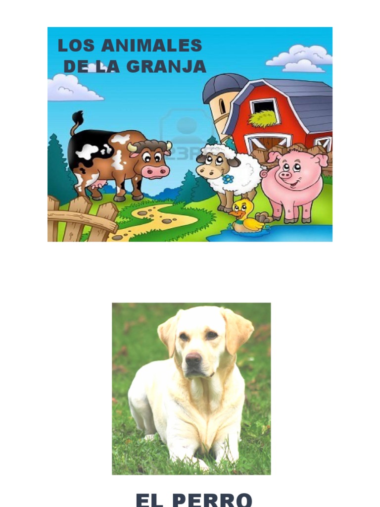 Vocabulario de Animales de la Granja | PDF