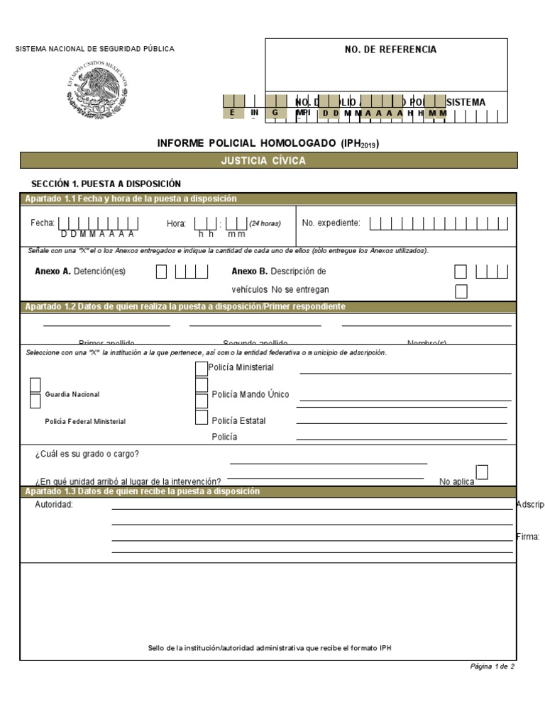 Nuevo Iph Just Civica 2020 Editable | PDF | Policía | Gobierno