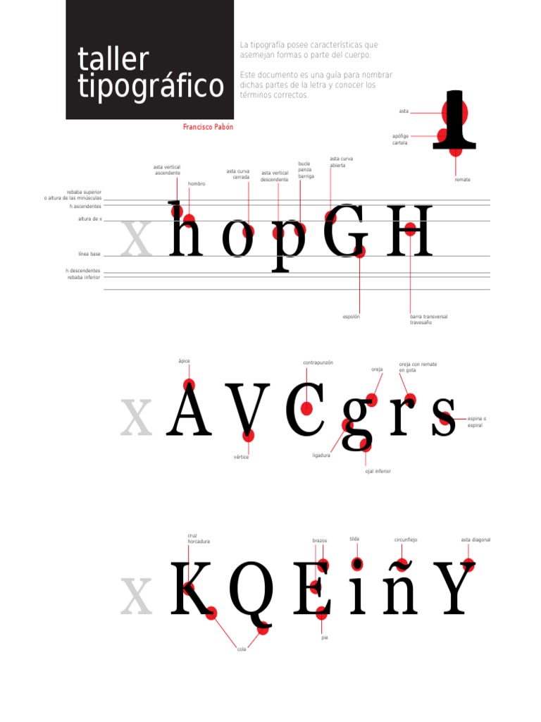 Anatomia de La Letra | PDF | Tipografía | Texto