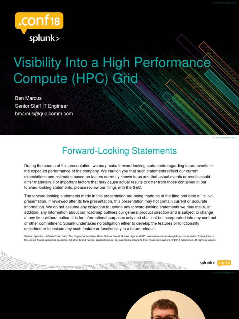 Visibility Into A High Performance Compute (HPC) Grid: Ben Marcus ...