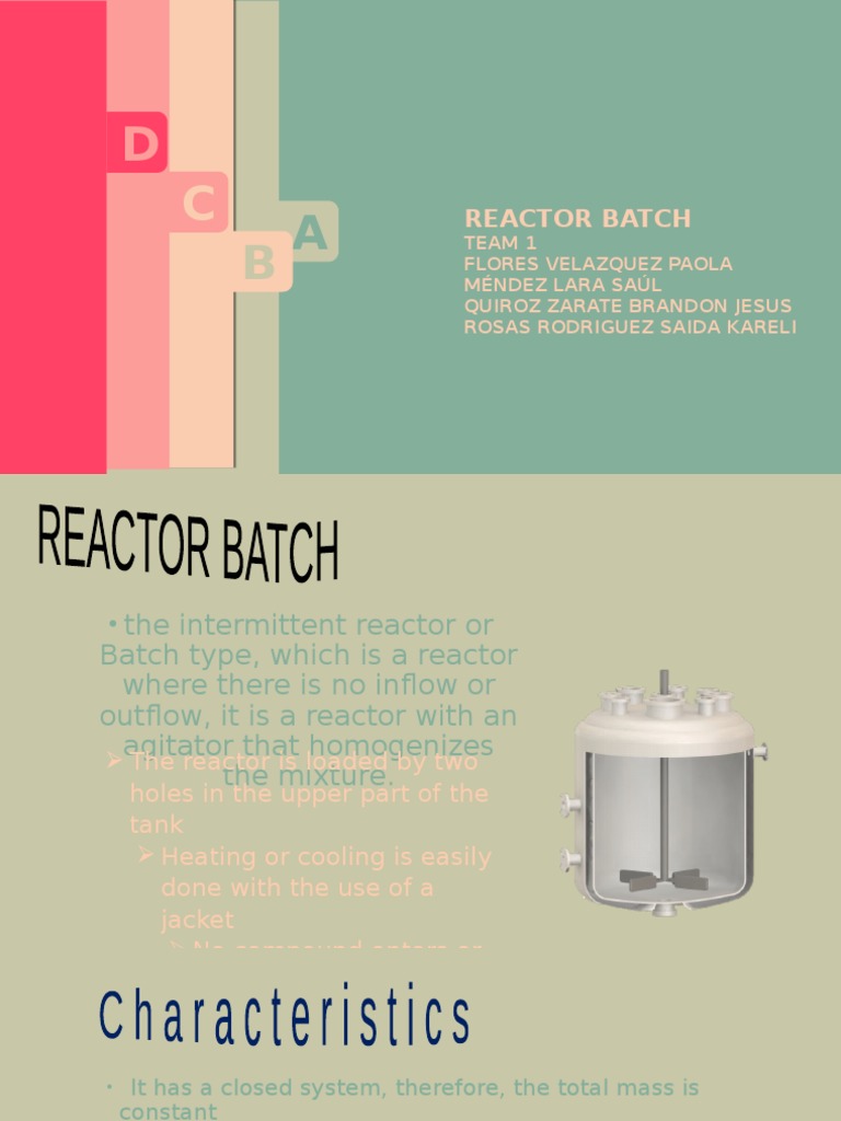 Overview of Batch Reactor Systems | PDF | Chemical Reactor | Chemical ...
