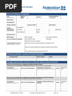 Application For Admission To Undergraduate Programme PDF | PDF ...