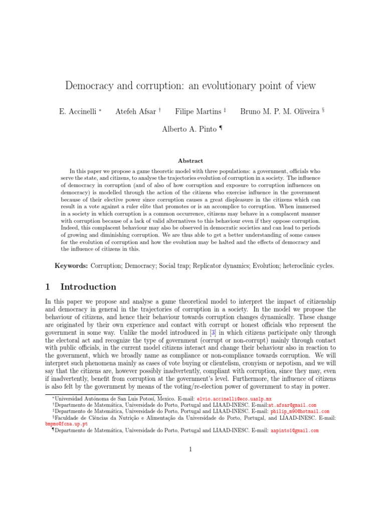 Democracy Paper PDF | PDF | Electoral Fraud | Corruption