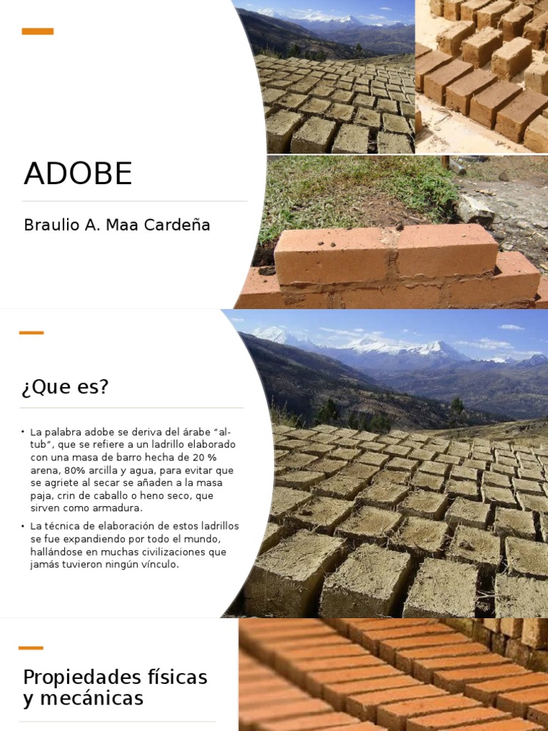 ¿Que Es El "ADOBE"? | PDF | Ladrillo | Construyendo tecnología