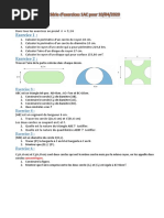 Exercices d'équations 1AC corrigés | PDF