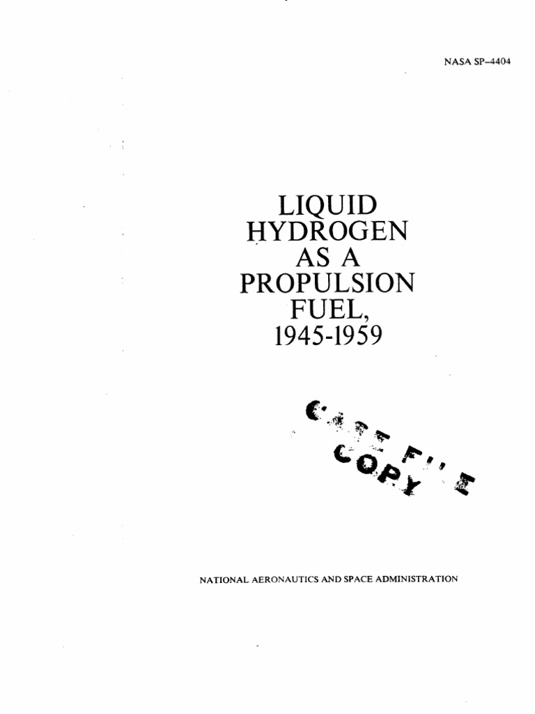 Liquid Hydrogen As A Propulsion Fuel, 1945-1959 | PDF | Saturn (Rocket ...