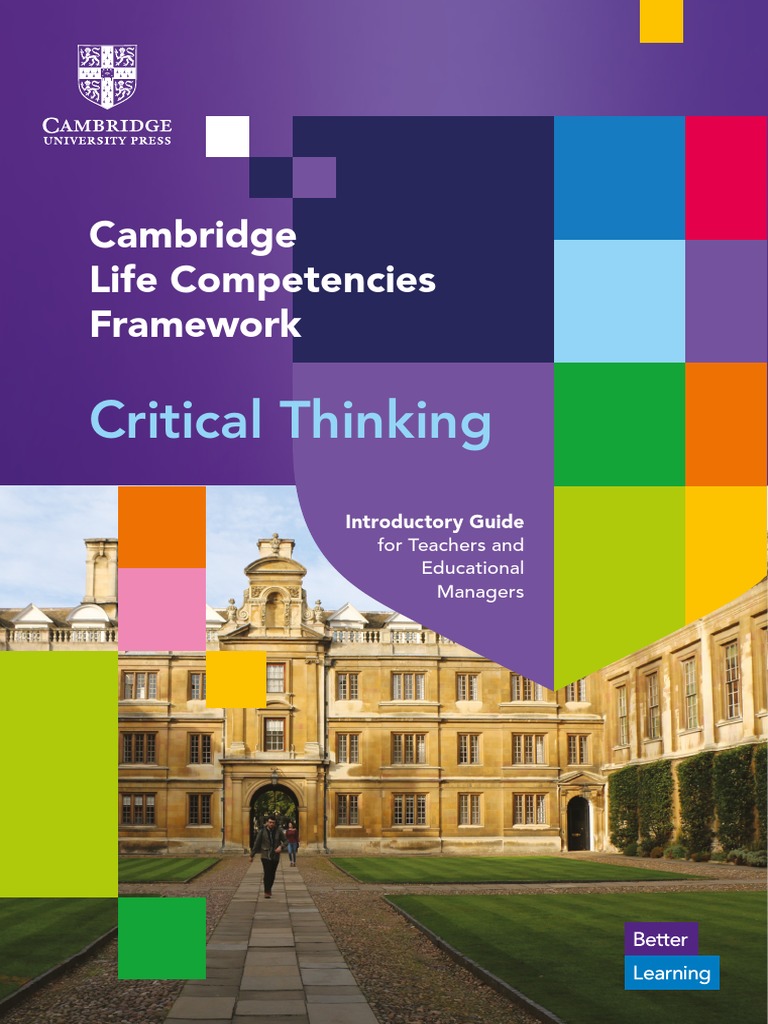Critical Thinking: Cambridge Life Competencies Framework | PDF ...
