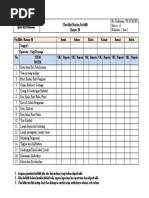 Contoh Checklist Box Hydrant | PDF