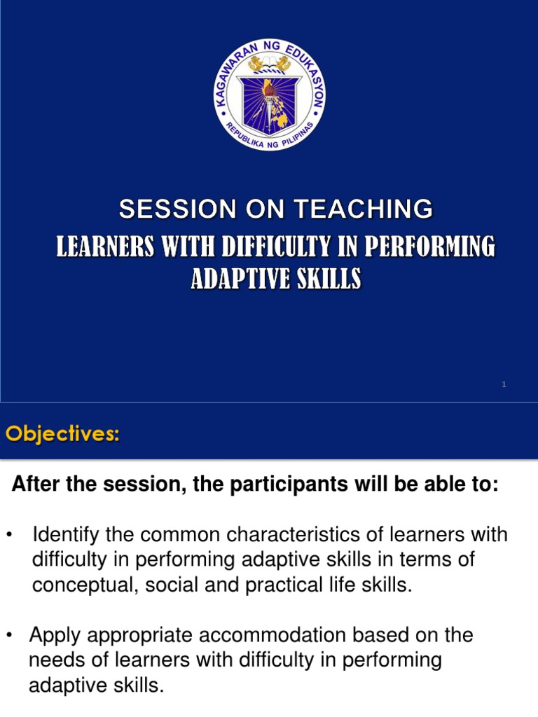 Teaching Adaptive Skills to Learners | PDF | Attention | Learning