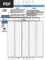 LET Answer Sheet V1.0 | PDF