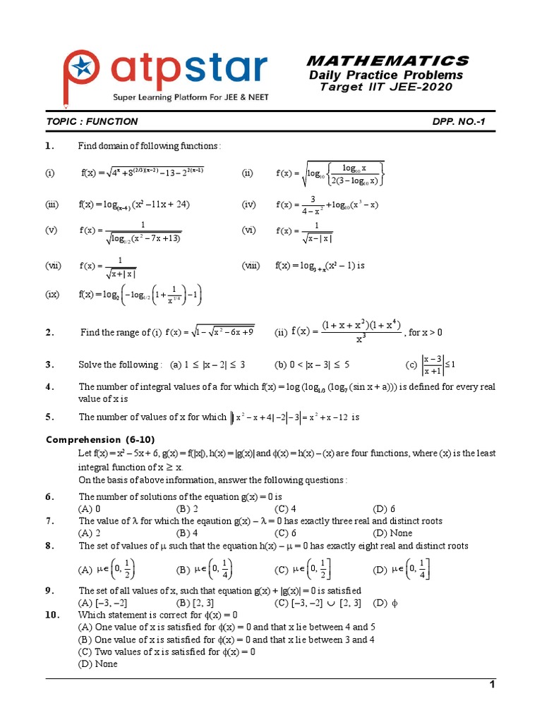 Mathematics: Daily Practice Problems | PDF | Equations | Algebra