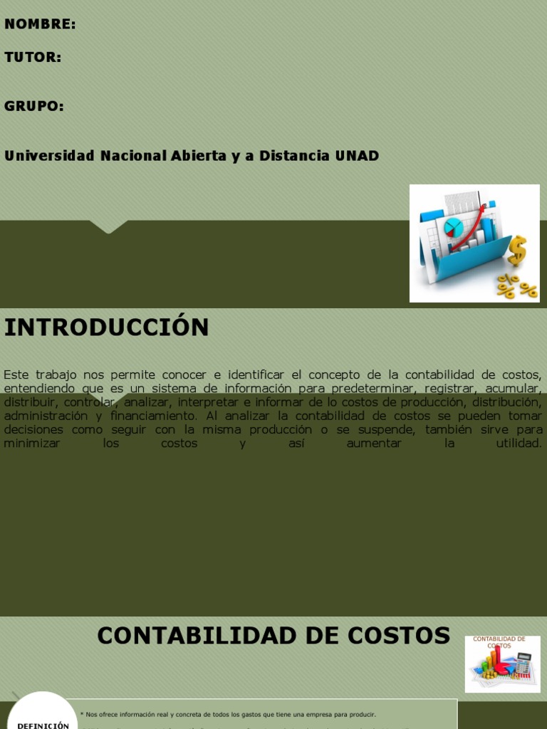 Costos y Presupuestos | Descargar gratis PDF | Contabilidad de costos | Costo