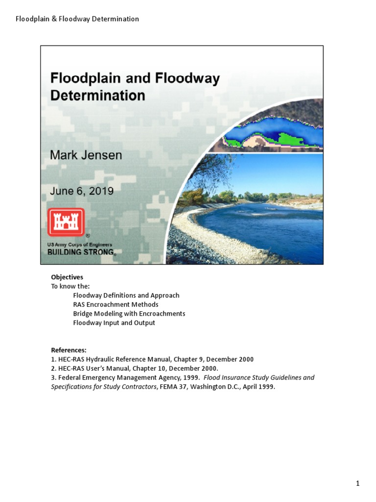 4.4-L-Floodplain and Floodway Determination | PDF | Floodplain | River