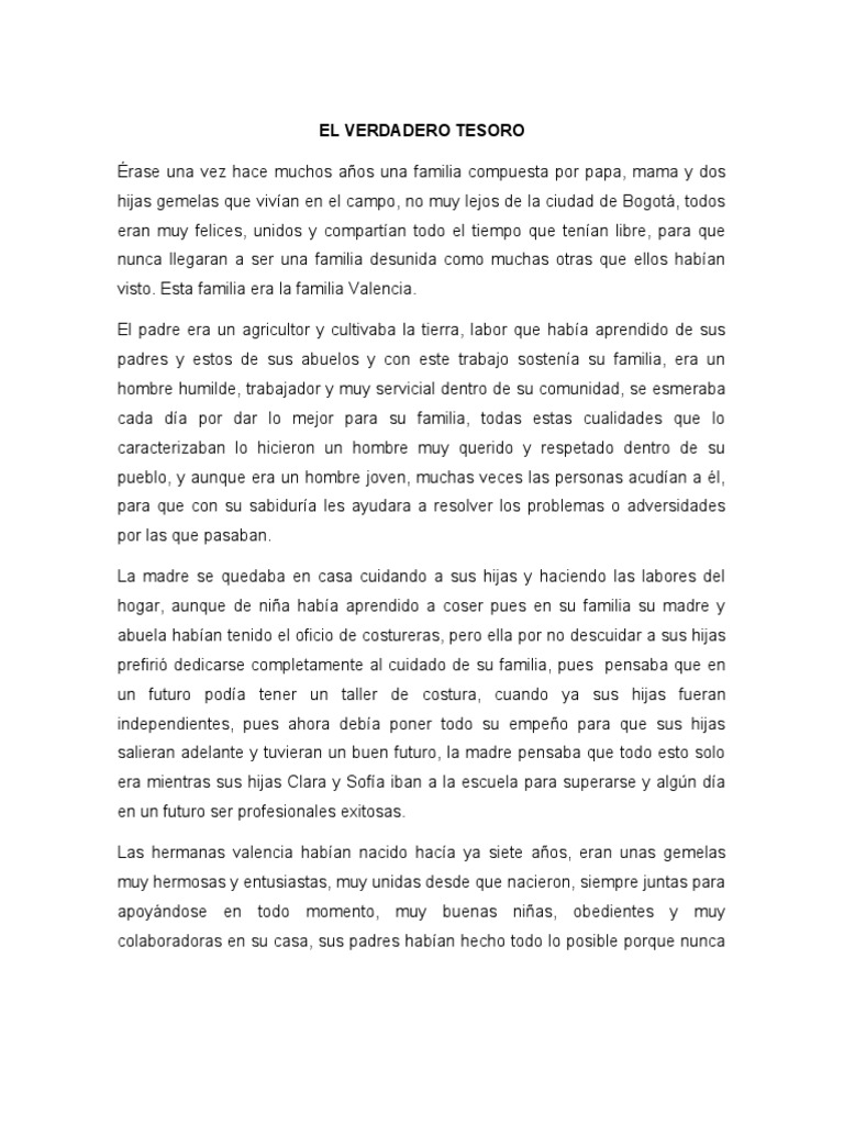 Cuento Valeria Español | PDF | Amor | Agricultura